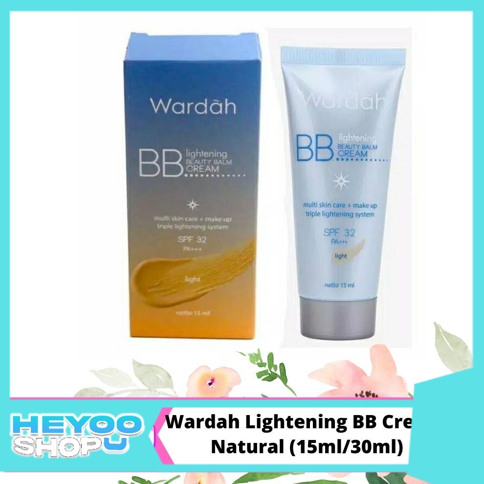 Jual Wardah Lightening BB Cream Natural (15ml/30ml) | Shopee Indonesia
