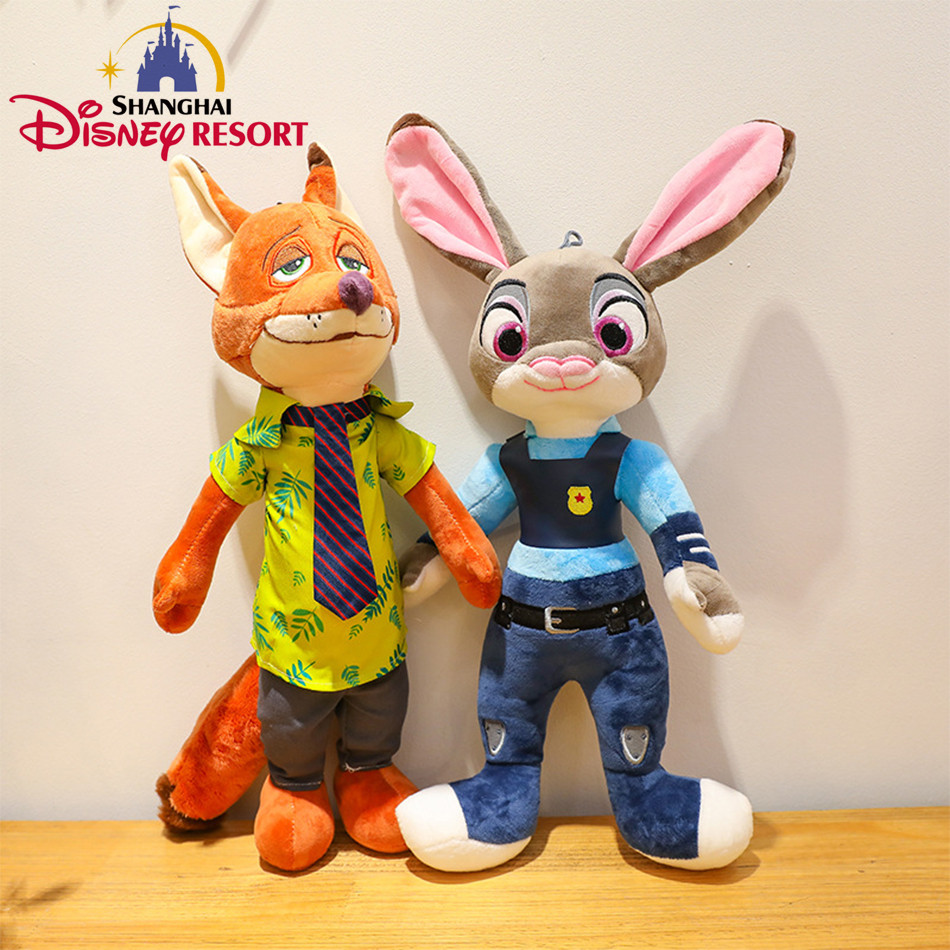 Jual 40-50Cm Disney Zootopia Character Nick Wilde Judy Hopps Cartoon ...