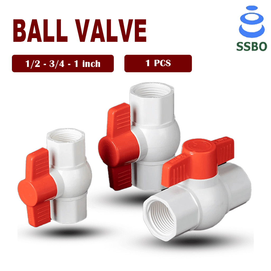 Jual SSBO Ball Valve Stop Kran 3/4 1/2 1 Inch Stop Kran Air Palaron ...