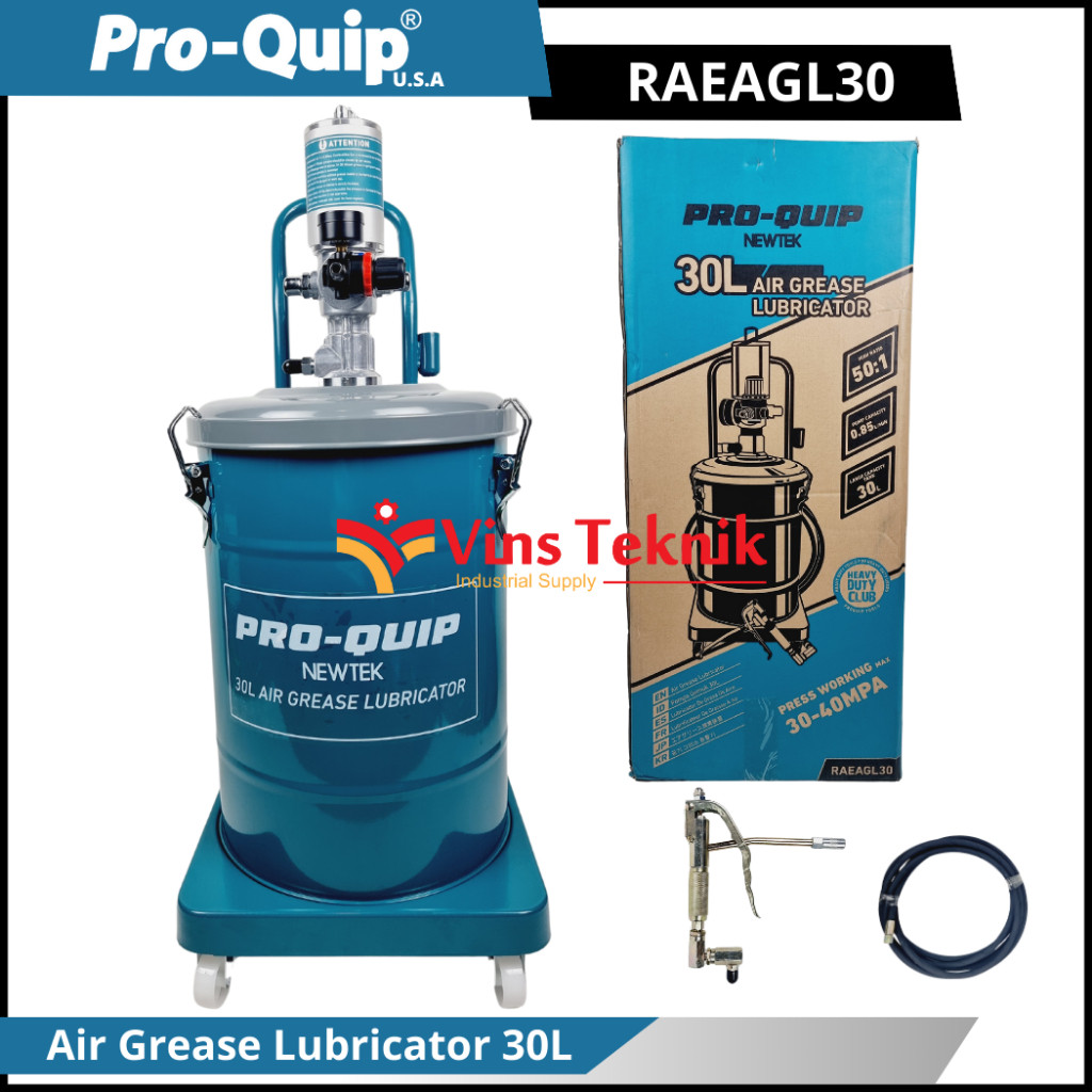 Jual Pompa Oli Angin Air Grease Lubricator 30L Greas Pump Proquip ...
