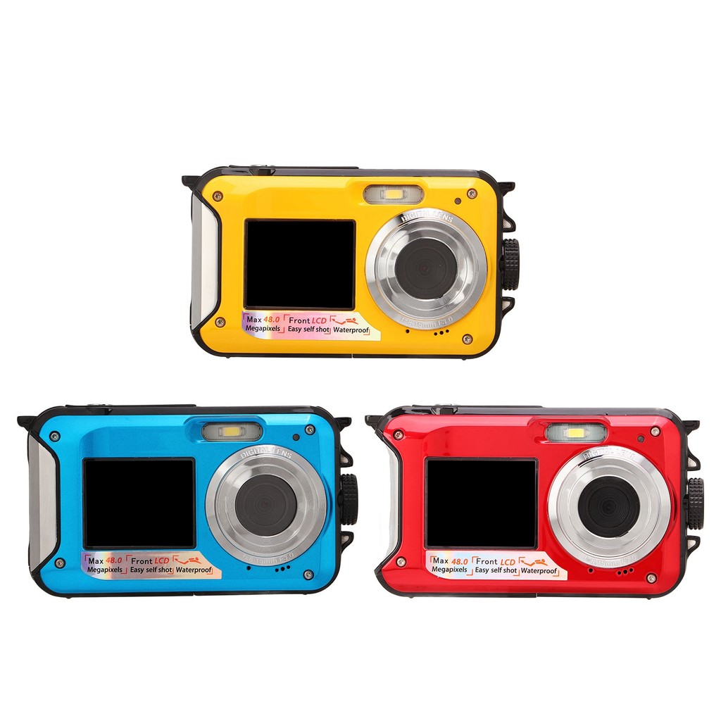 Jual Full HD 2.7K 48MP 10ft Waterproof Underwater Digital Camera 16X ...