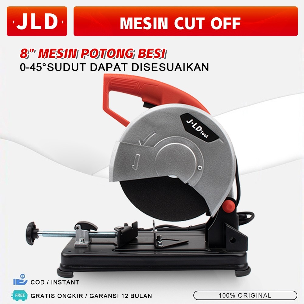 Jual JLD 8" Mesin Potong Besi Cut Off Machine Chop Saw 950W Gergaji ...