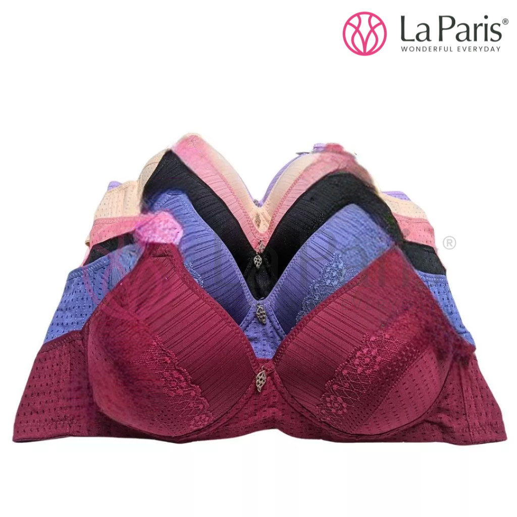 Jual BRA BH LAPARIS 304 TANPA KAWAT BUSA TIPIS CUP B KAIT 3 SIZE 38 ...