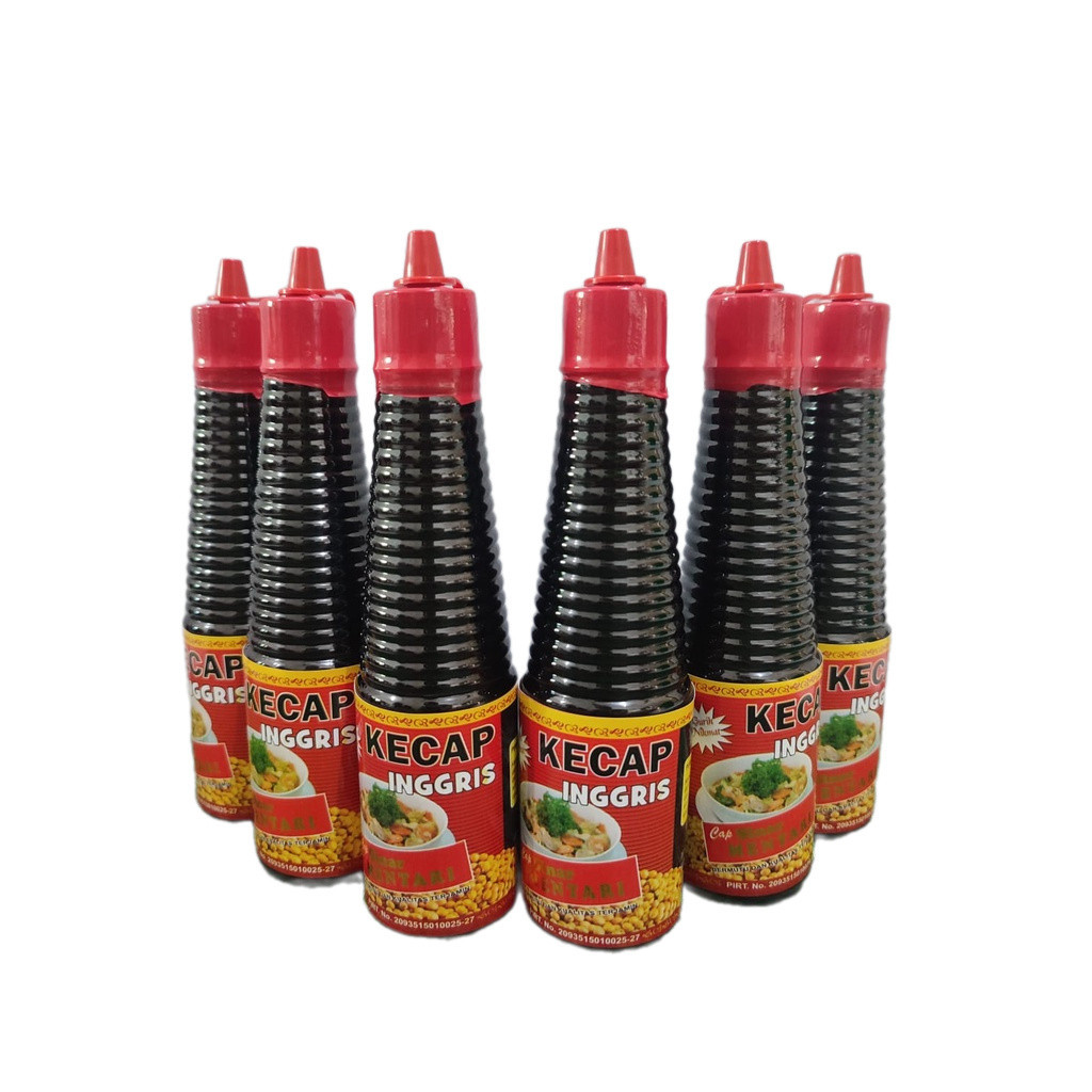 Jual Paket 6 Botol Kecap Inggris Cap Sinar Mentari 150 ml | Shopee ...