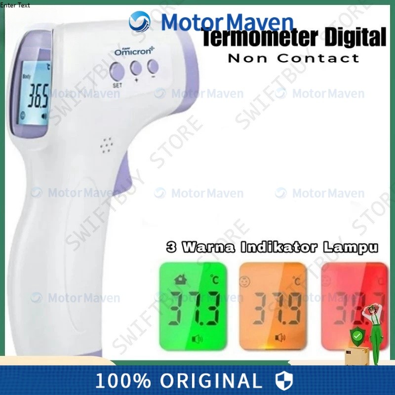 Jual Thermo Gun Termometer Tembak Thermometer Infrared Murah Original Thermometer Digital ...