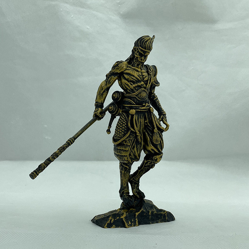 Jual Copper Monkey Statue 3D Sun Wukong Game Figure Copper Monkey King ...