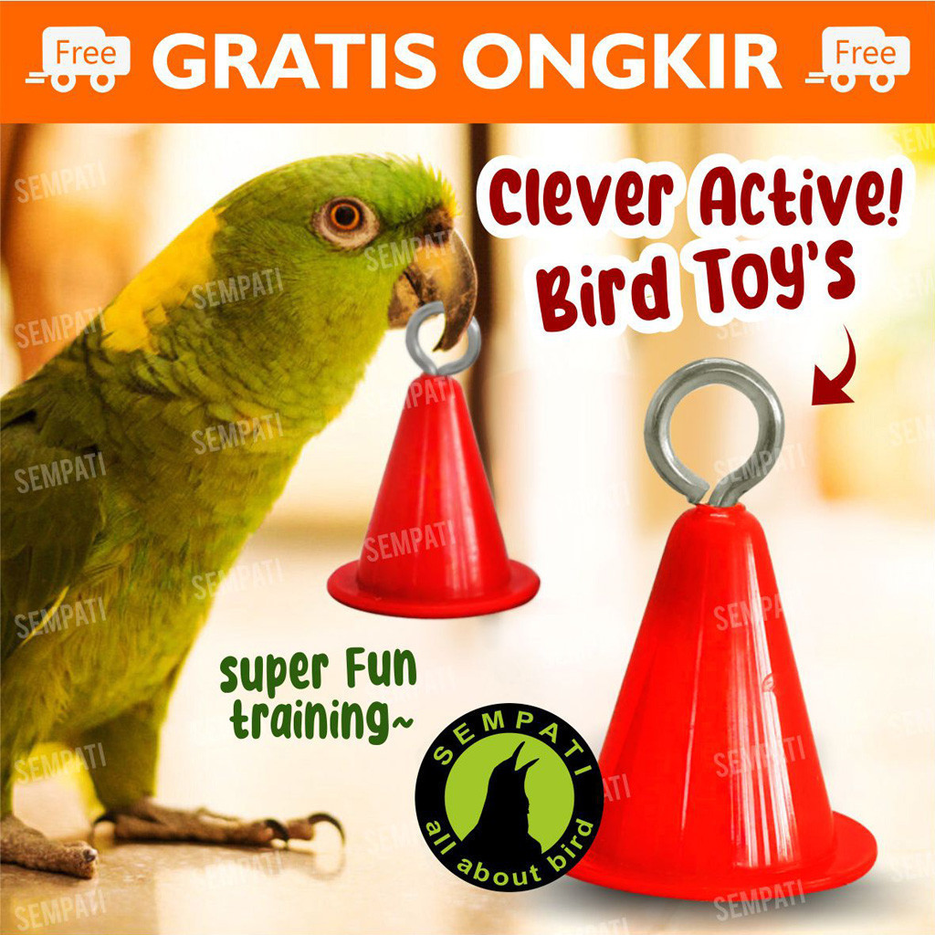 Jual SEMPATI Alat Latih Koprok Parrot Trik Mainan Burung Parrot Parkit ...