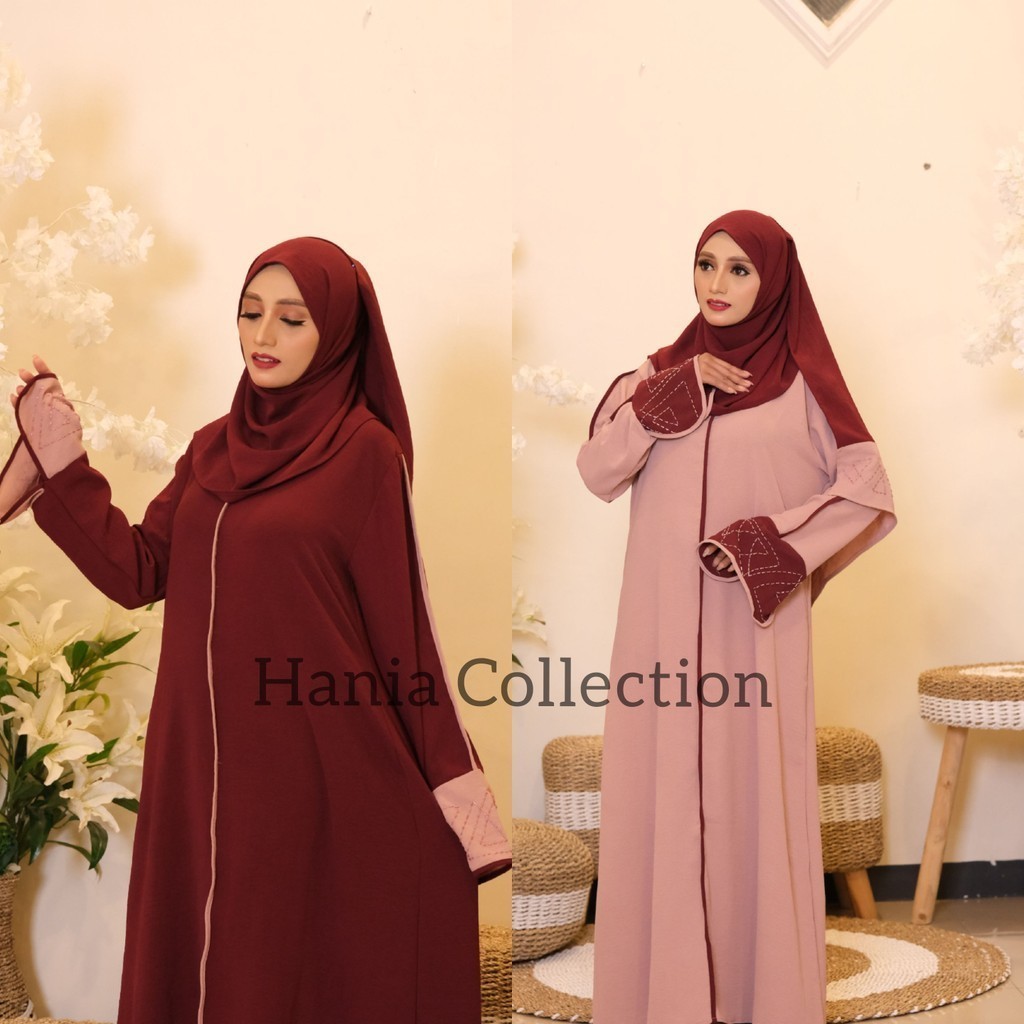 Jual Abaya Turkey Set Hijab Pashmina Gamis Hitam Dress Syari Muslimah ...