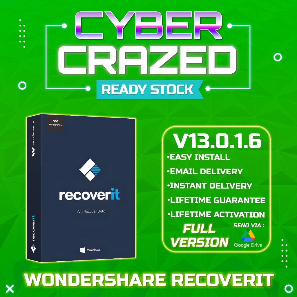 Jual (Win/Mac) Wondershare Recoverit Pro 13.0.1.6 Full Version (Versi Terbaru) | Shopee Indonesia