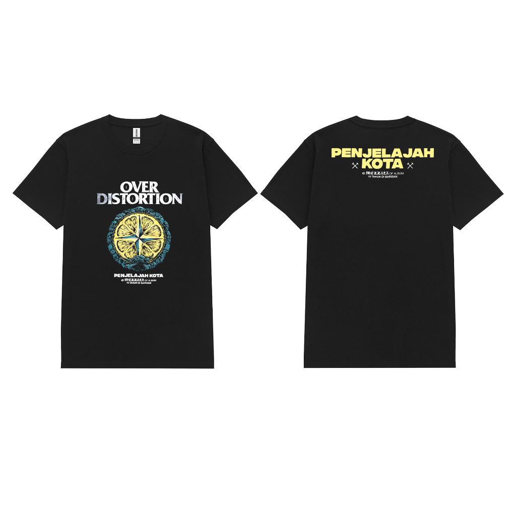 Jual Rockerstar T-shirt Band OVER DISTORTION - PENJELAJAH KOTA | Shopee ...
