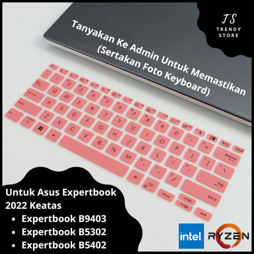 Jual Keyboard Protector Cover Asus Expertbook B5302 B5402 B9403 Intel ...