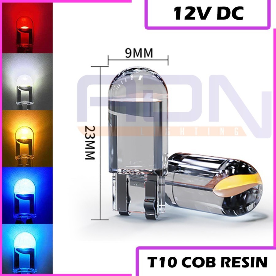 Jual LAMPU LED T10 RESIN FULL KACA 360 LAMPU SENJA LAMPU PLAT SUPER ...