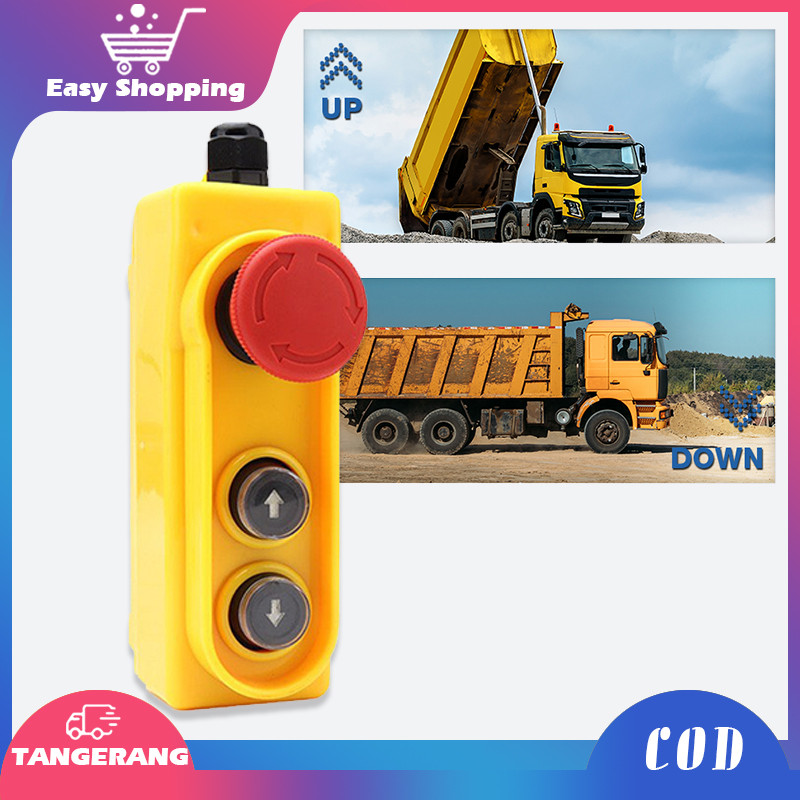 Jual Push Button Hoist 3 Tombol Remote Control Electric Mini Hoist ...