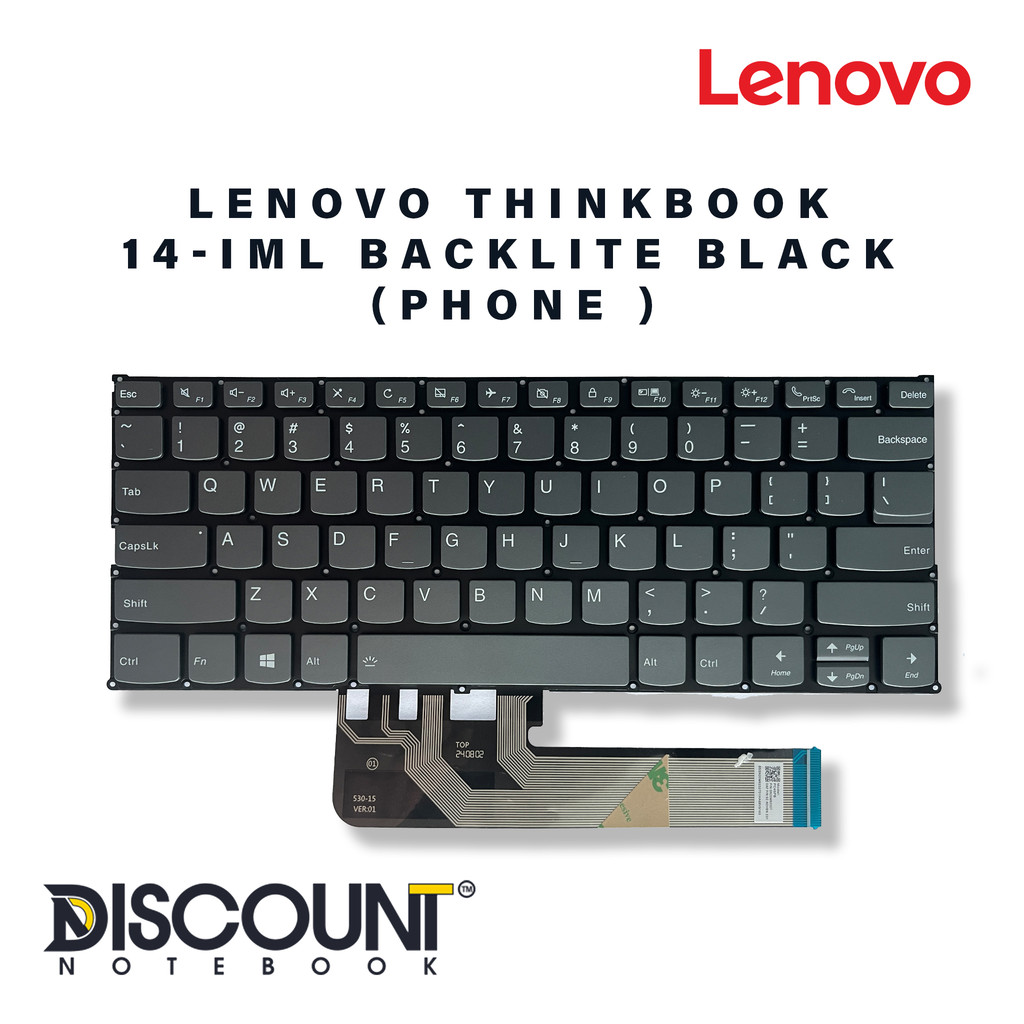 Jual KEYBOARD LAPTOP LENOVO THINKBOOK 14-IML BACKLITE BLACK (PHONE ...