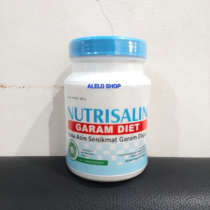 Jual Nutrisalin garam diet 400gr garam rendah natrium 400 gr garam ...