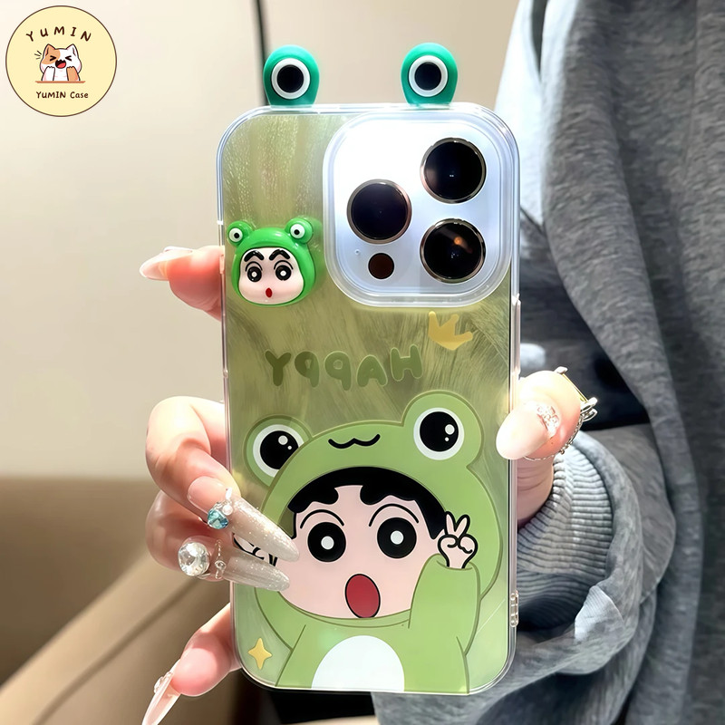 Jual Casing Lembut Katak Kartun Lucu Gradien Hijau Crayon Shinchan ...