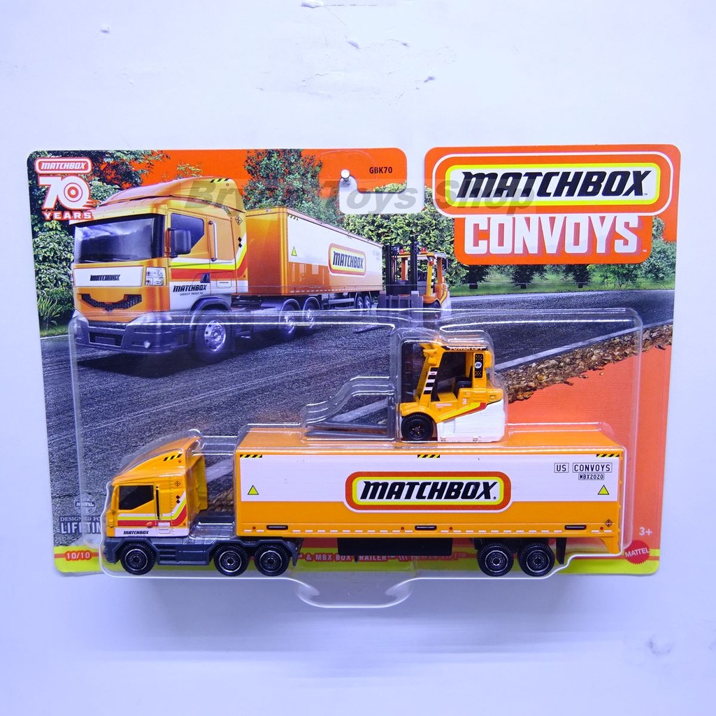 Jual Matchbox Convoys MBX Cabover & MBX Box Trailer Power Lift | Shopee ...