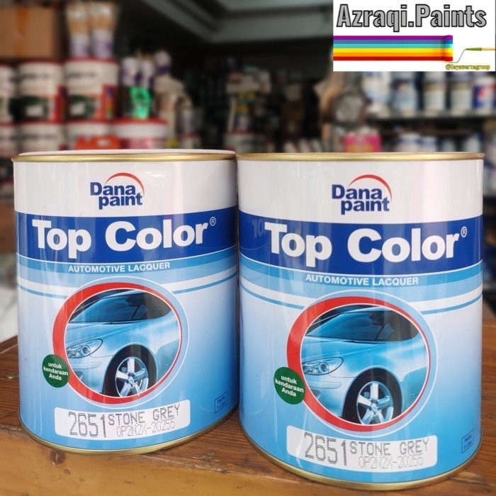 Jual TOP COLOR DANAPAINT STONE GREY 2651 ( 1 KG ) | Shopee Indonesia