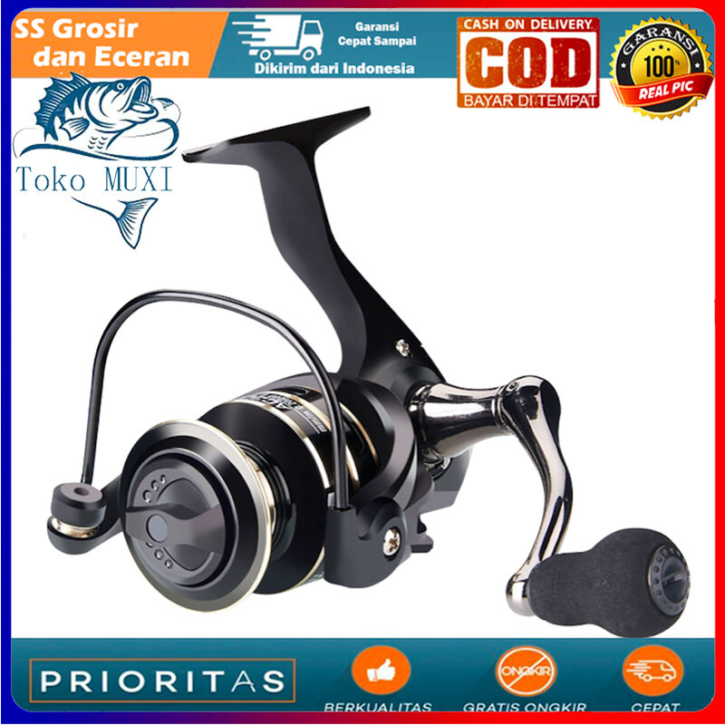 Jual BISA COD-REEL FISHING PANCING METAL SPOOL DEUKIO AC2000-7000 WARNA ...