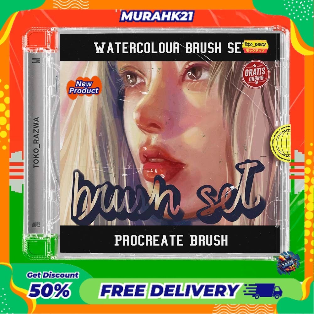 Jual Procreate Brush - Watercolour brush set - 030724 PROCREATEBRUSH ...