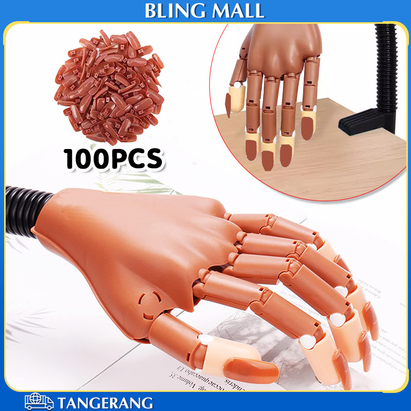 Jual Alat Latihan Kuku Tangan Palsu Bahan Silikon ABS Latihan Nail Art ...