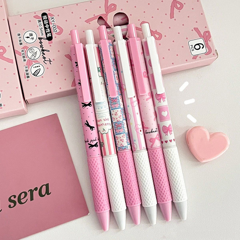 Jual Pulpen Gel Aesthetic 0.5mm Pena Gel Pens Lucu Ins Bolpoin Korea ...