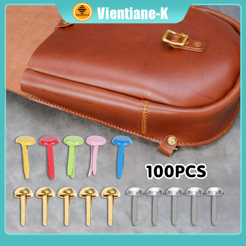 Jual 100Pcs Paku Belah Pengikat Kertas Warna Warni / Paper Fastener ...