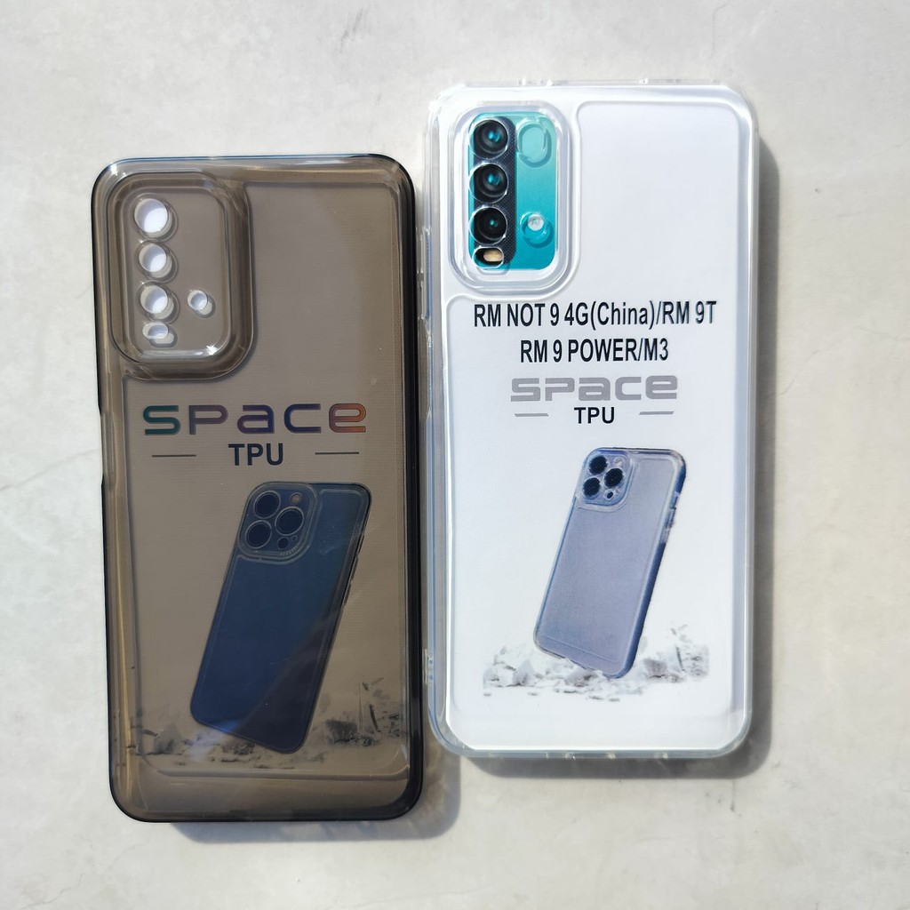 Jual Softcase XIAOMI REDMI 9T Silicone Clear Black Case Casing Bening ...