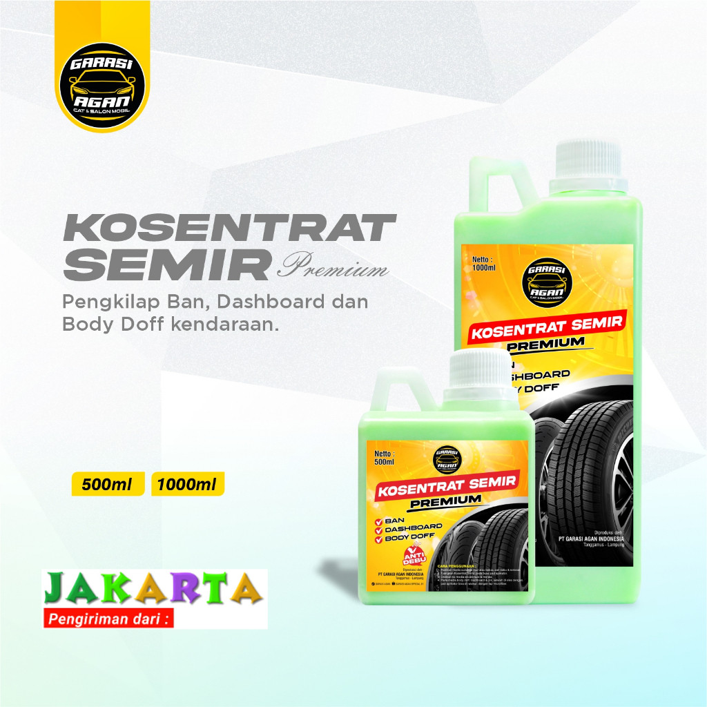 Jual GARASI AGAN JAKARTA OFFICIAL / KOSENTRAT SEMIR BAN PREMIUM ...