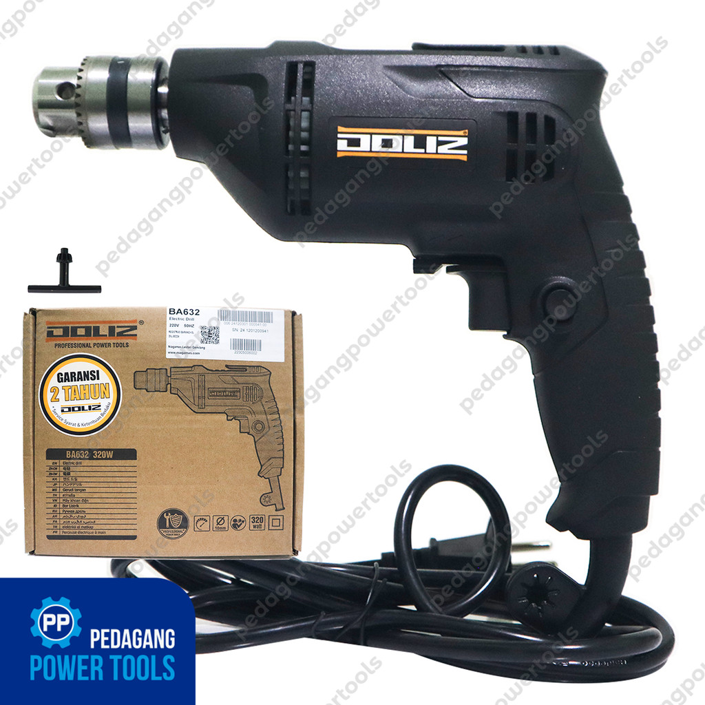 Jual DOLIZ BA632 Mesin Bor Listrik Tangan 10 mm Besi Kayu Aluminium ...