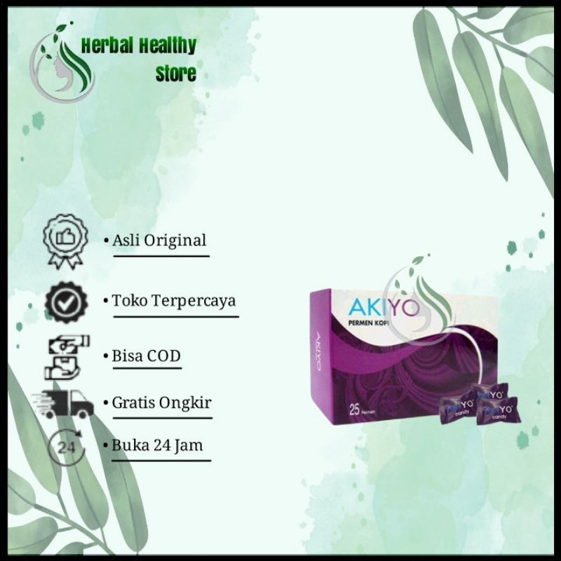 Jual Akiyo Candy Permen 1 box Isi 25 pcs Asli 100% Original | Shopee Indonesia