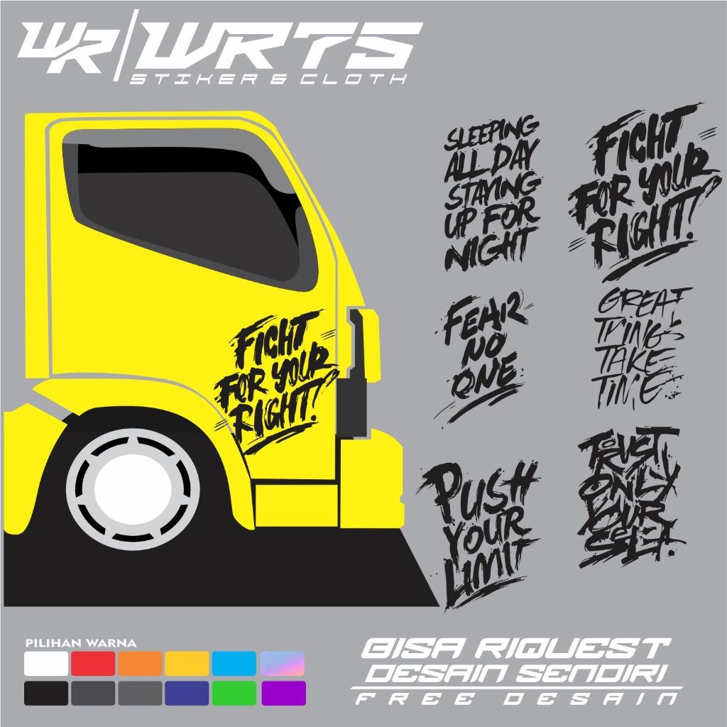 Jual STIKER PINTU TRUCK PICKUP CANTER L300 TSS MURAH LARIS BARU VIRAL ...