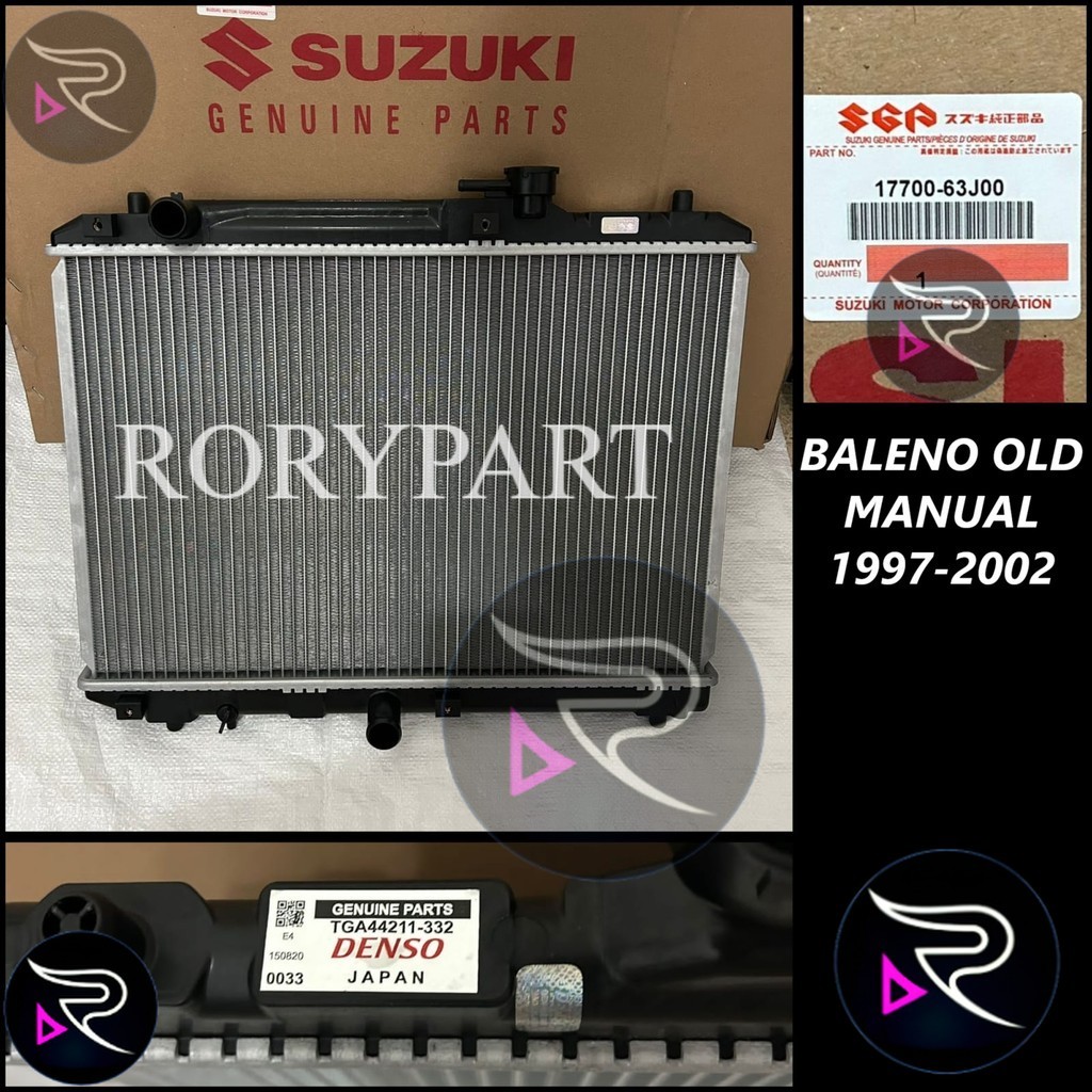 Jual RADIATOR ASSY SUZUKI BALENO OLD LAMA MANUAL 1997-2002 ORIGINAL ...