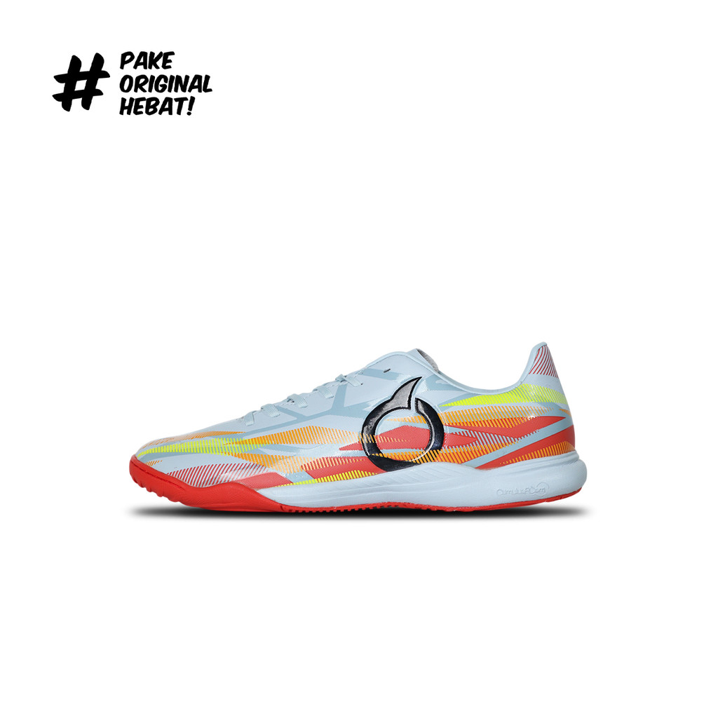 Jual Ortuseight Sepatu Futsal Catalyst Hyperion IN - Cloud Blue/Ortrange | Shopee Indonesia