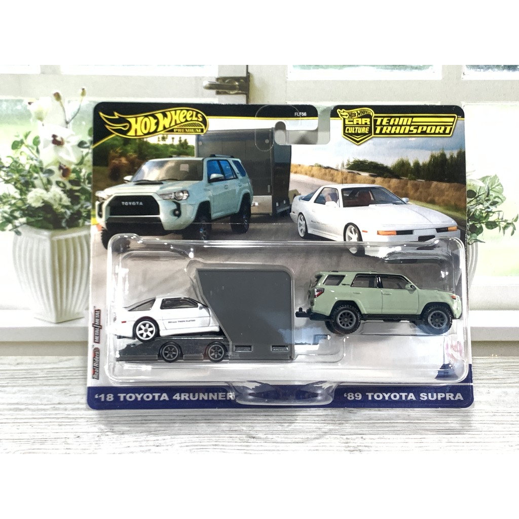 Jual HOT WHEELS TEAM TRANSPORT 18 TOYOTA 4RUNNER 89 TOYOTA SUPRA ...