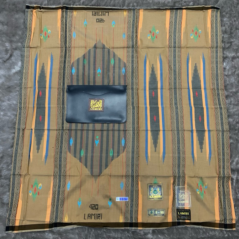 Jual Sarung Lamiri 420 Motif SGT Sutra Mercerized Songket Timbul Jahit ...