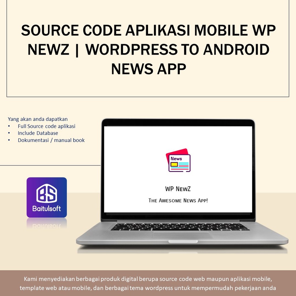 Jual SOURCE CODE APLIKASI MOBILE WP NEWZ | WORDPRESS TO ANDROID NEWS ...