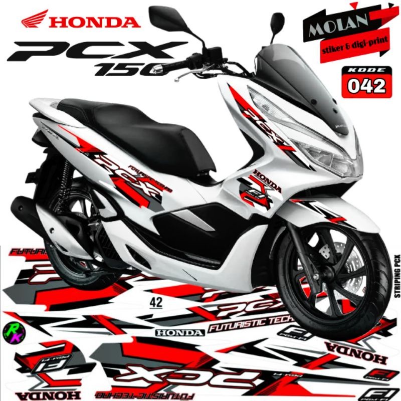 Jual Decal Sticker Striping Variasi Honda PCX 150 2018-2021 - PCX Abs ...