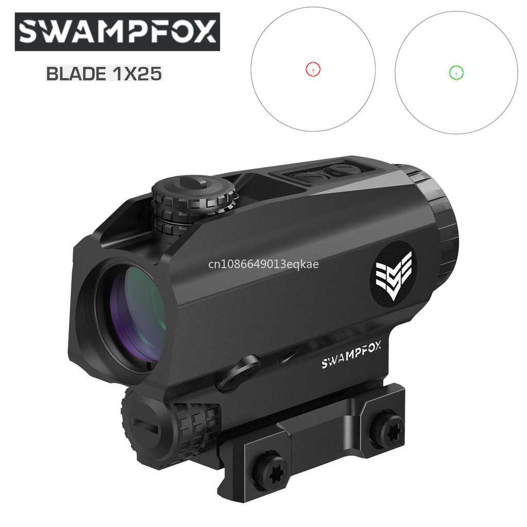 Jual Original SWAMPFOX Blade Prism Scope 1X25 Bullet Rise Compensating ...