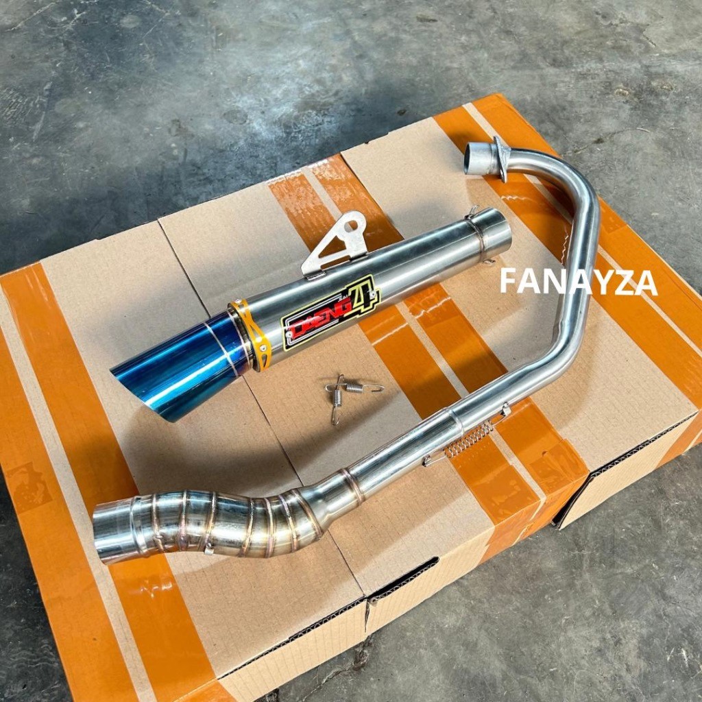 Jual open spec Daeng sai4 exhaust pipe for tmx 125 155 rusi tc Pinoy ...