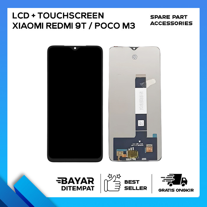 Jual LCD TOUCHSCREEN XIAOMI REDMI 9T - POCOPHONE POCO M3 LCD TS FULLSET ...
