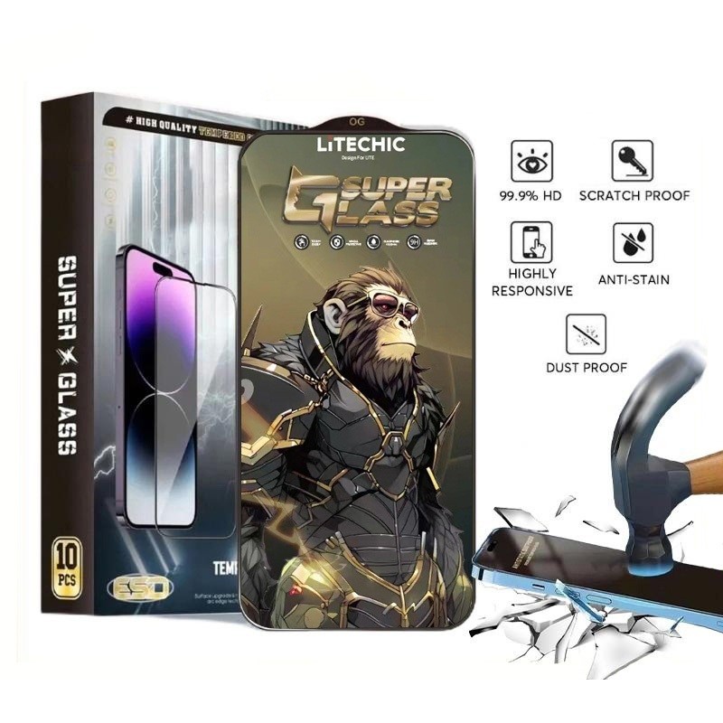 Jual Phone Mate Tempered glass Black gold just HD anti-peeping ...