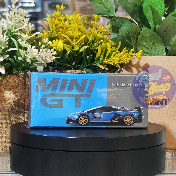 Jual Mini GT Lamborghini Aventador SVJ 63 Blu Aegir 784 | Shopee Indonesia