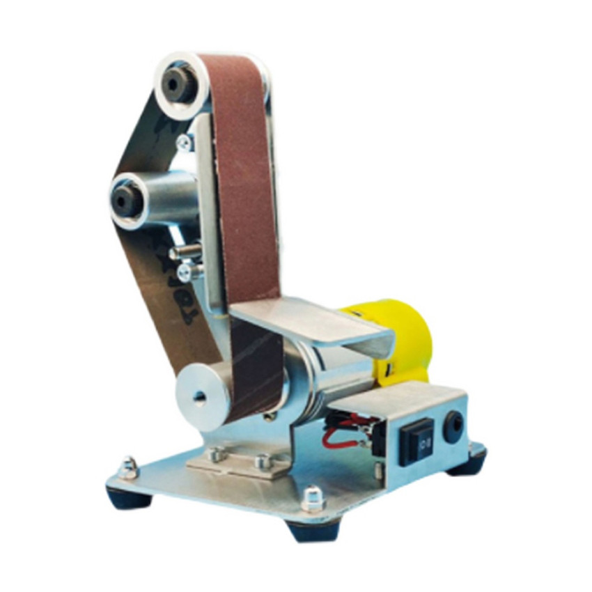 Jual Electric Belt Sander Vertical Miniature Electric Belt Machine DIY ...