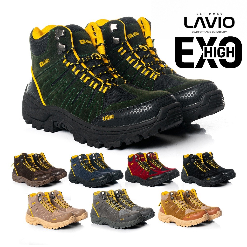 Jual Lavio Sepatu Pria Safety Boots High Premium Quality EXO Booster ...