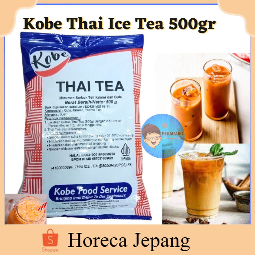 Jual Kobe Thai Tea 500gr/ thai tea/ Minuman Bubuk | Shopee Indonesia