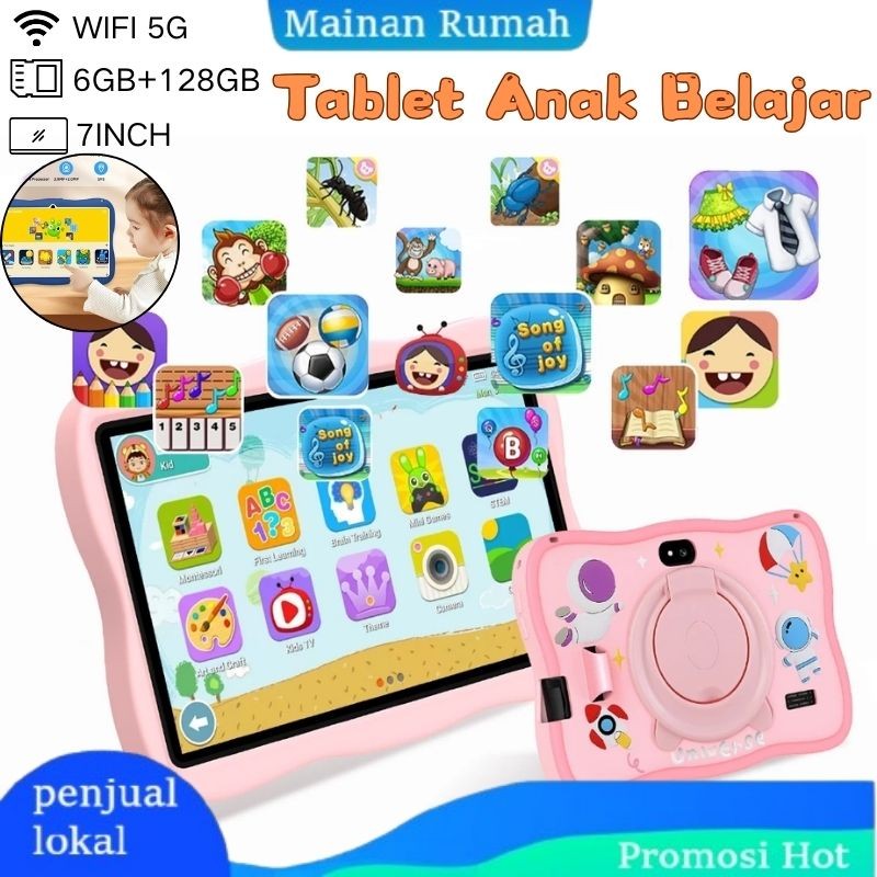Jual 【Local Delivery】(6GB+128GB) Tablet Anak Baru 7 inch/Tablet ...