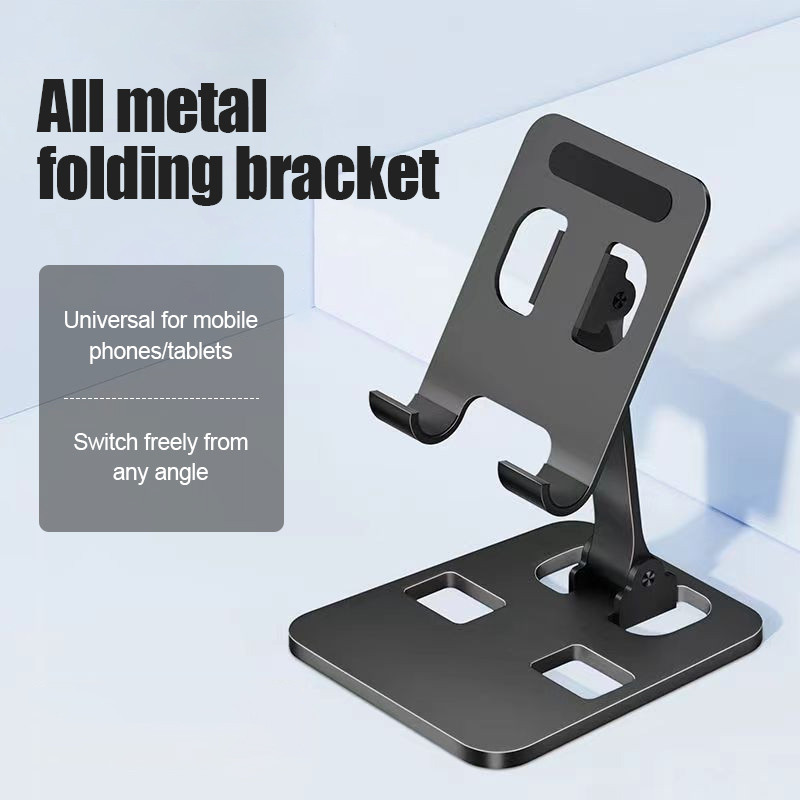 Jual Phone Stand Holder Besi Aluminium Meja Foldable -DF | Shopee Indonesia