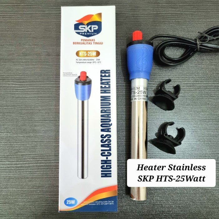 Jual SKP HTS-25W STAINLESS HEATER 25W ALAT PEMANAS PENGHANGAT AIR ...