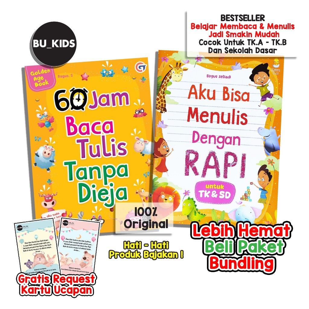 Jual Buku Menulis Rapi Latihan Menulis Tegak Bersambung Anak TK & PAUD ...